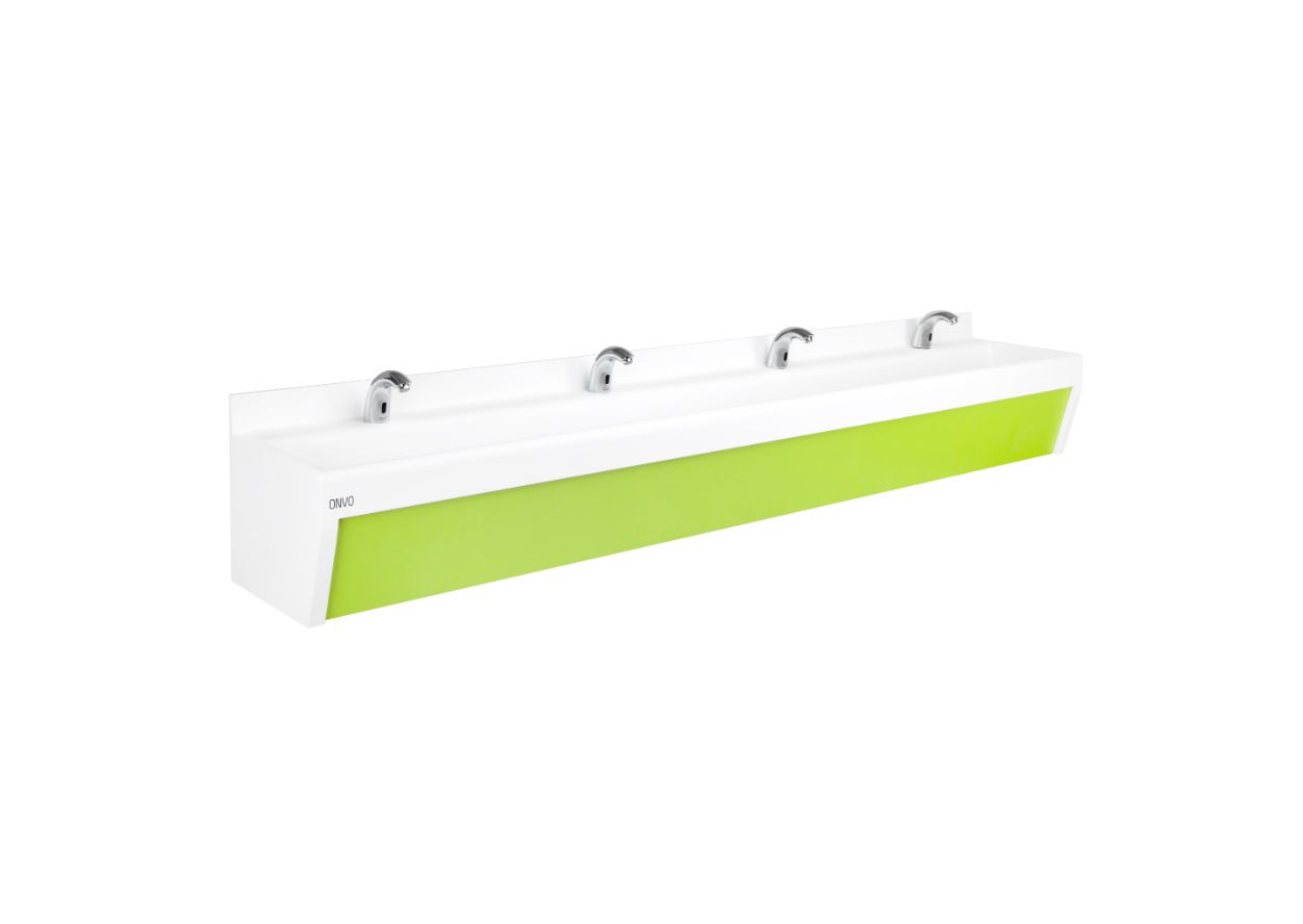 Hygienic washroom products - Wash Troughs For Schools - ONVO